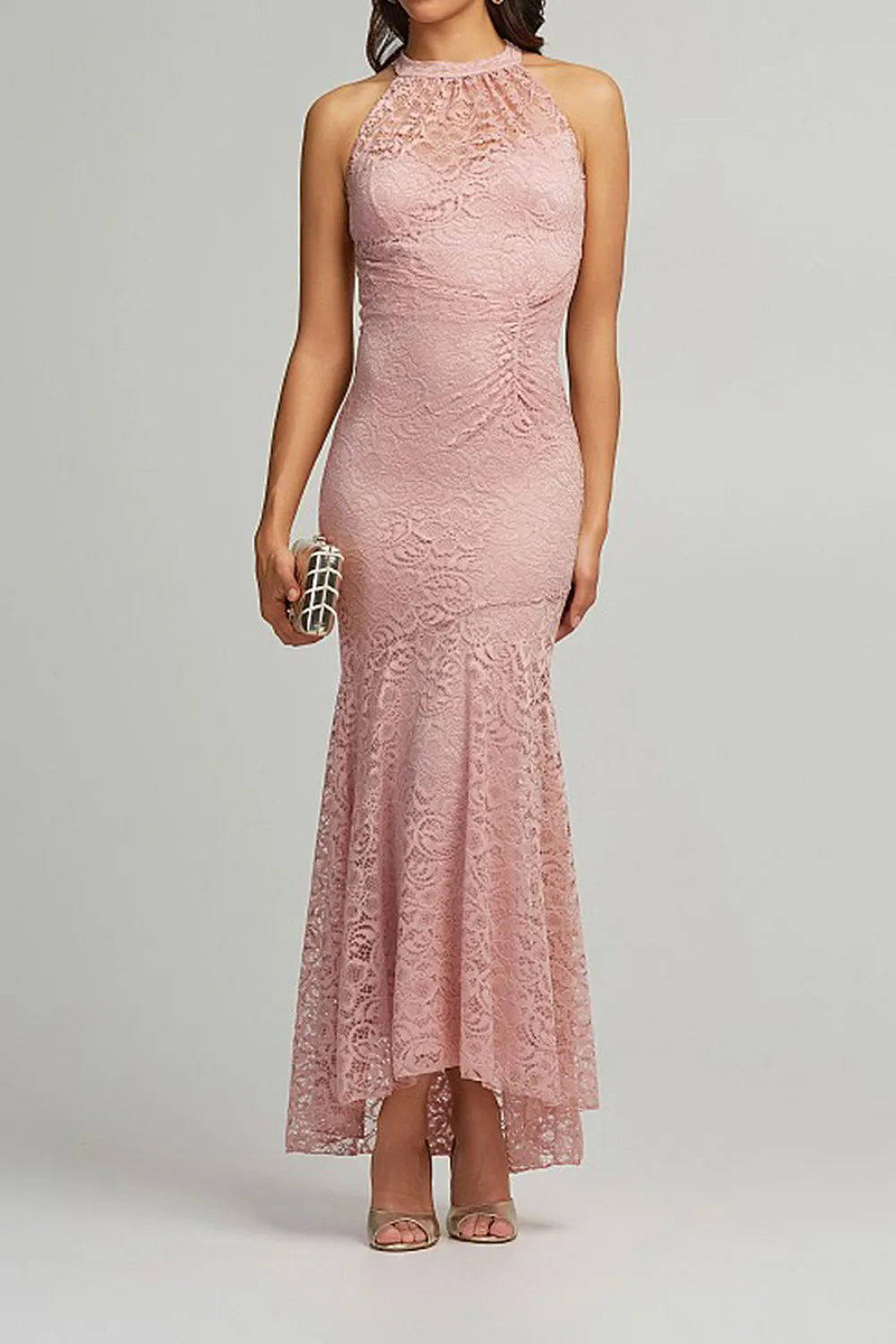 Μάξι φόρεμα από δαντέλα lynne 053-511031-38 | SAGA